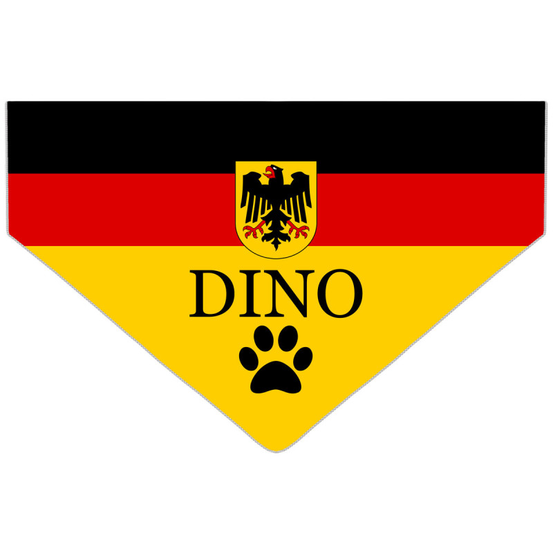 Personalised German Flag Dog Bandana