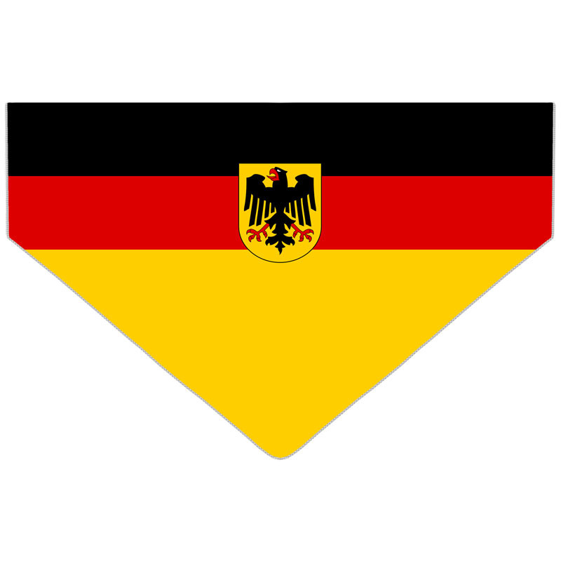 Personalised German Flag Dog Bandana