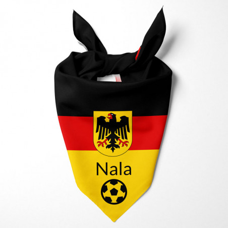 Personalised German Flag Dog Bandana