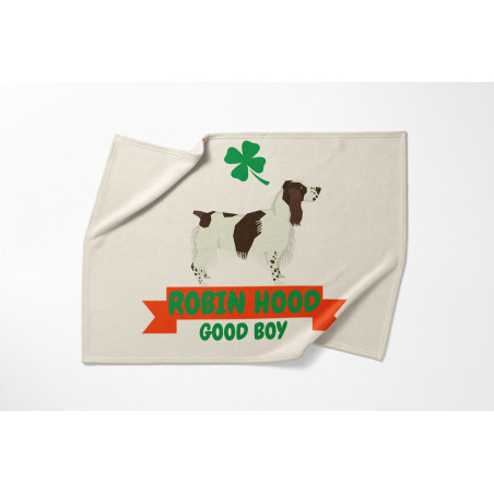 Personalized English Springer Spaniel Blanket
