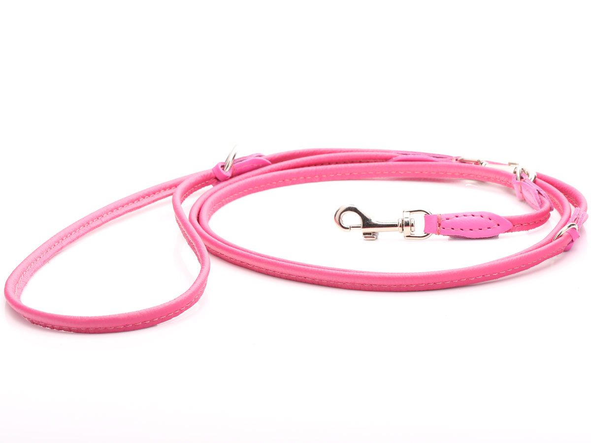 Pink Dog Training Lead - changes to 3 lengths - short / medium / long